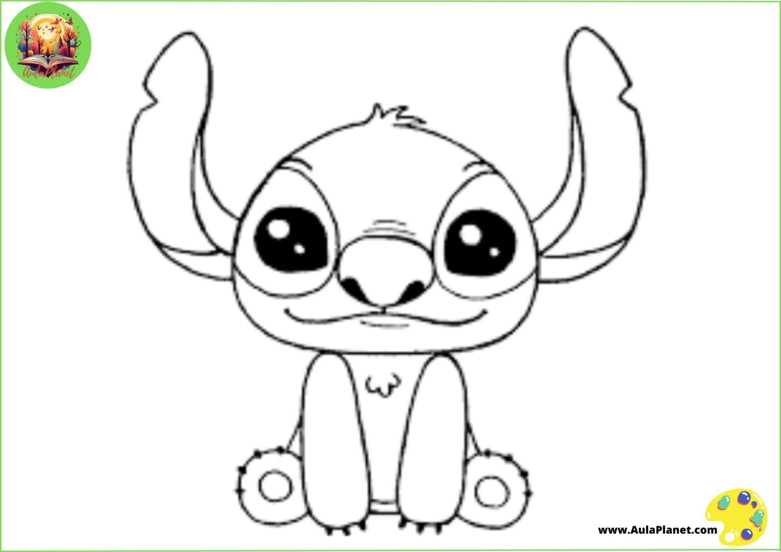Dibujos de Stitch para Colorear e Imprimir | Gratis y Adorables