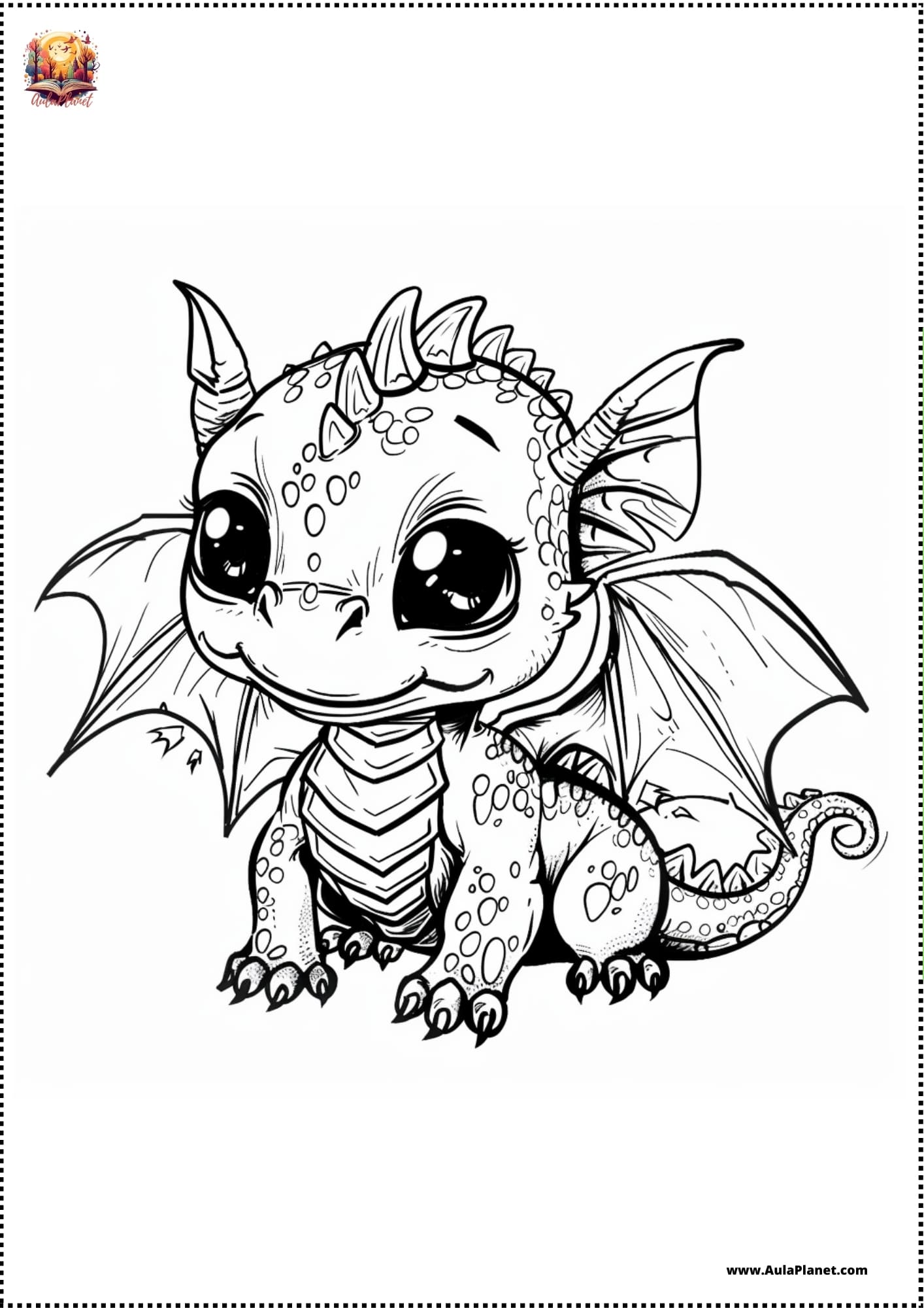 Dibujos de Dragones para Colorear e Imprimir Gratis