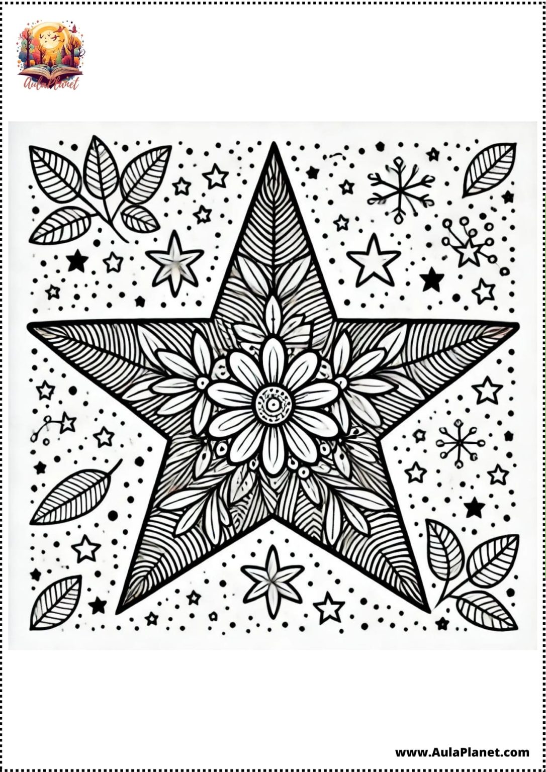 Dibujos de Estrellas para Colorear: Descarga e Imprime Gratis
