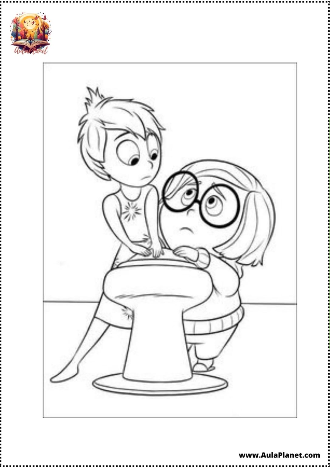 Inside Out 2 Coloring Pages: Free Printables to Download