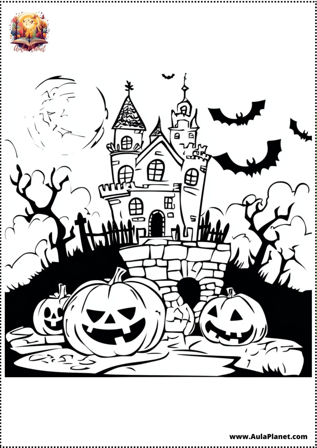 Disegni di Halloween da Colorare: Scarica e Stampa Gratis