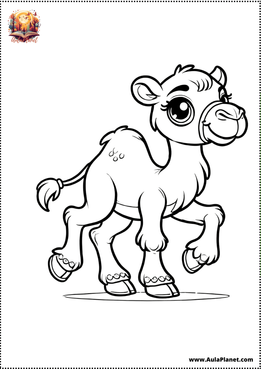 Dibujos de Camellos para Colorear – Descarga e Imprime Gratis