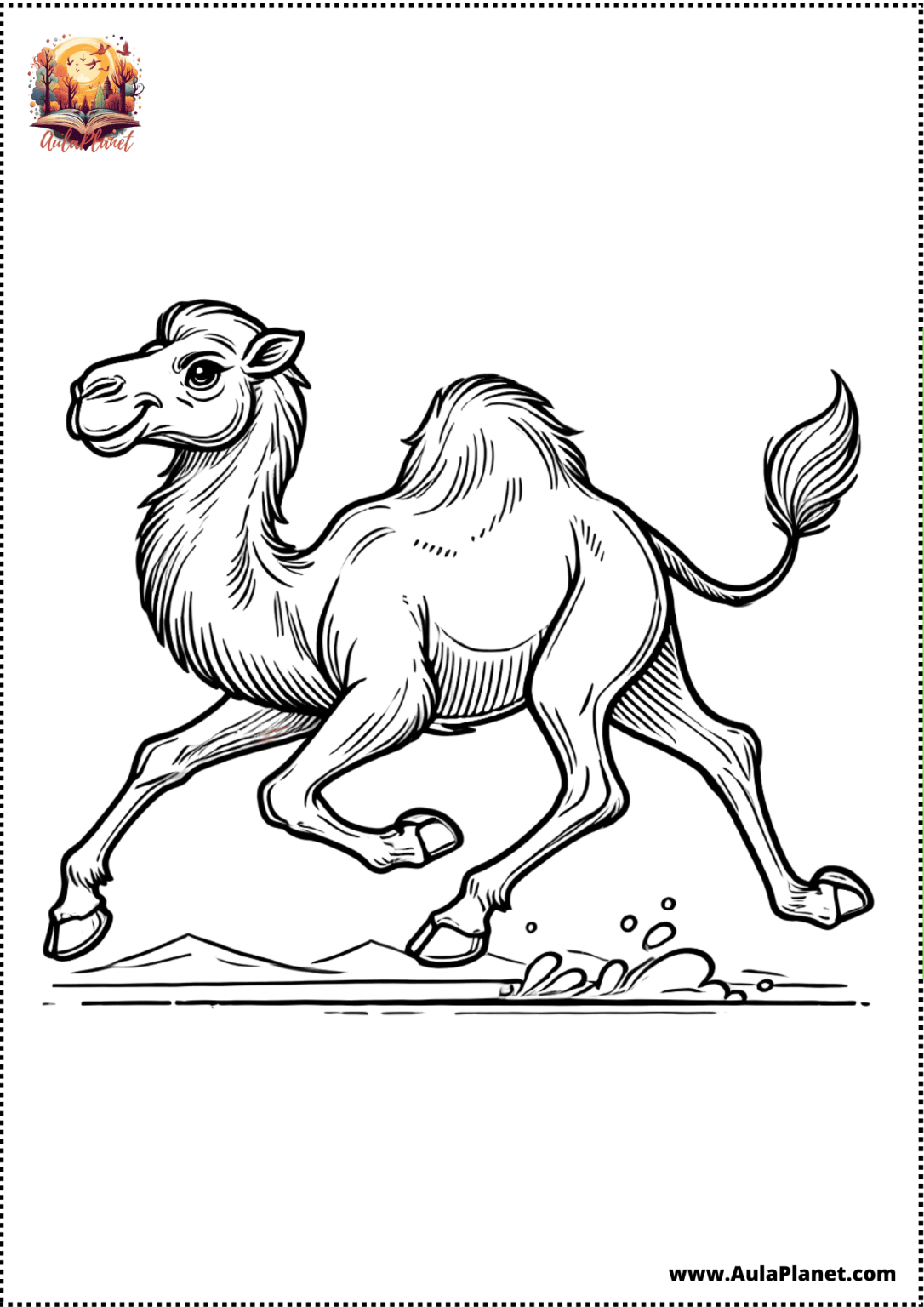 Dibujos de Camellos para Colorear – Descarga e Imprime Gratis