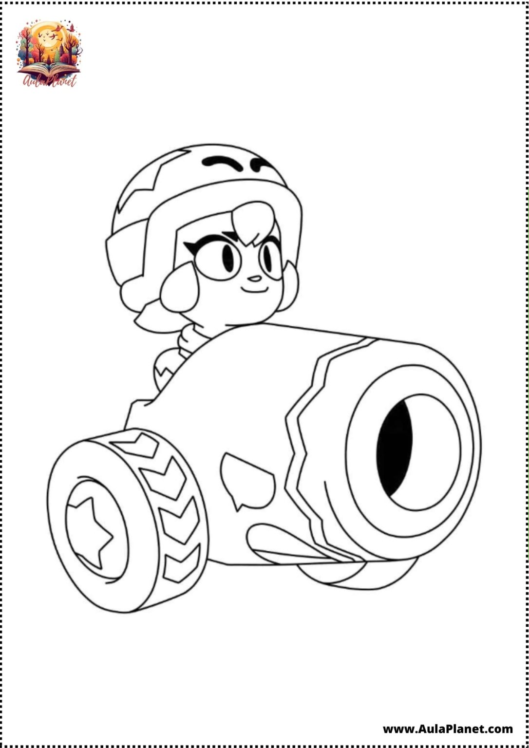 Dibujos de Brawl Stars para Colorear e Imprimir Gratis 🎨