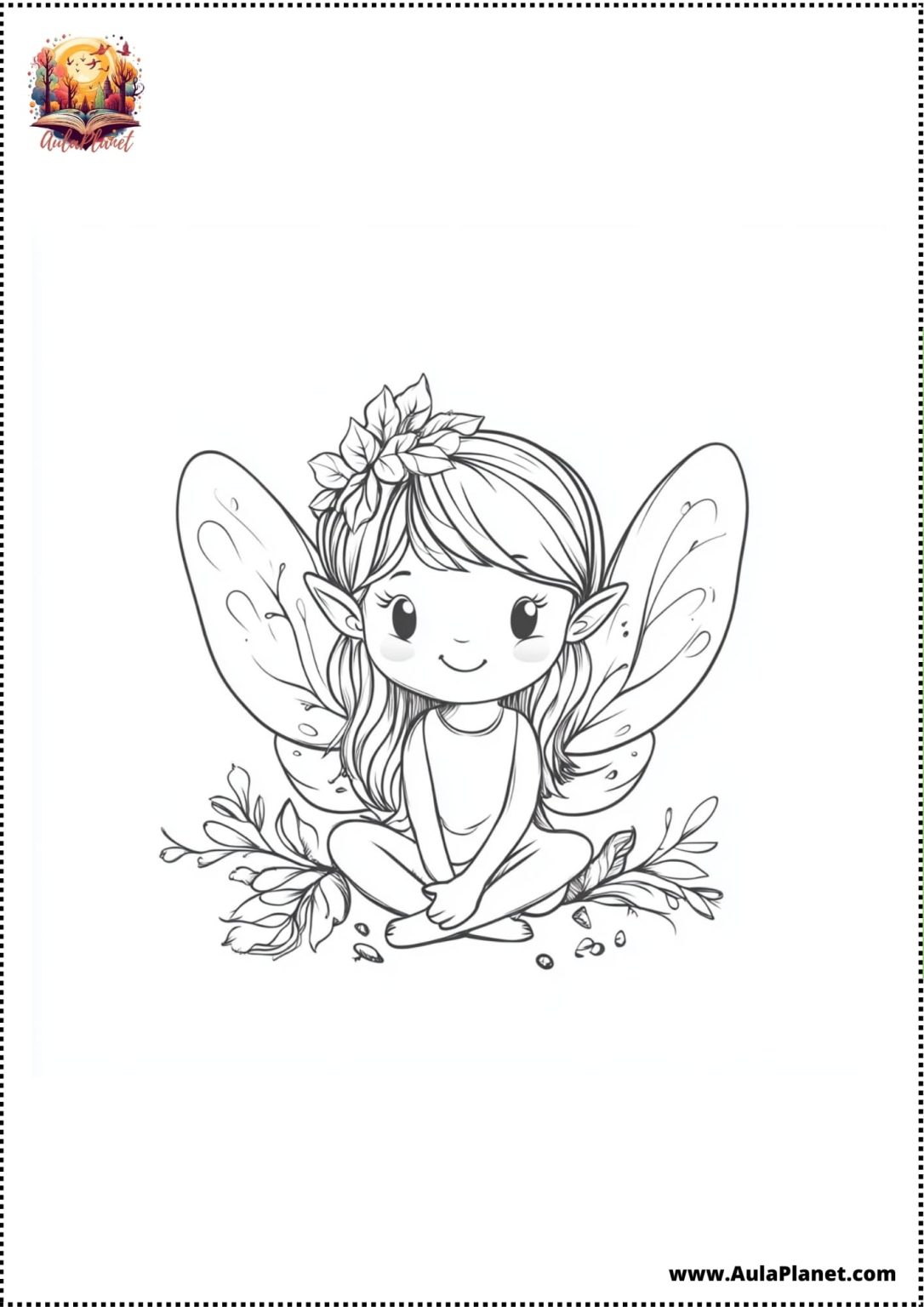 Coloriages de Fées : Télécharge et Imprime Gratuitement