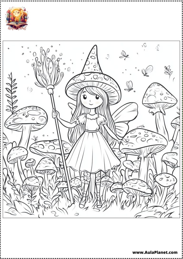 Disegni di Fate da Colorare: Scarica e Stampa Gratis