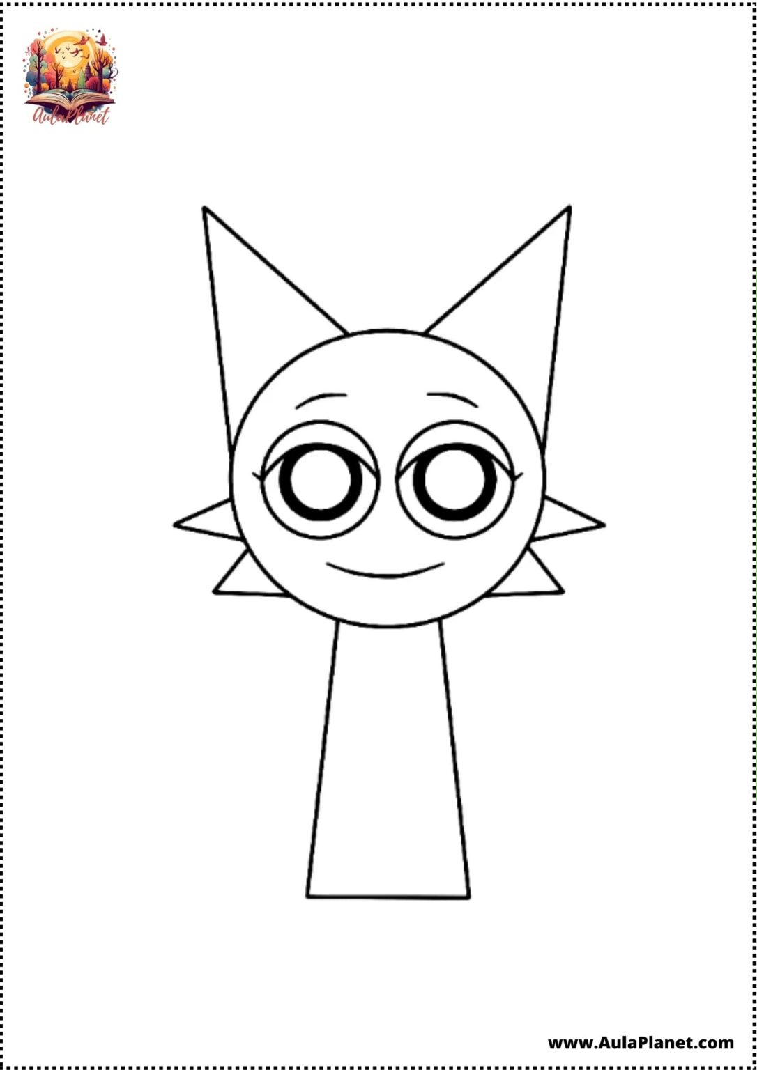 Dibujos de Sprunki para Colorear: Descarga e Imprime Gratis