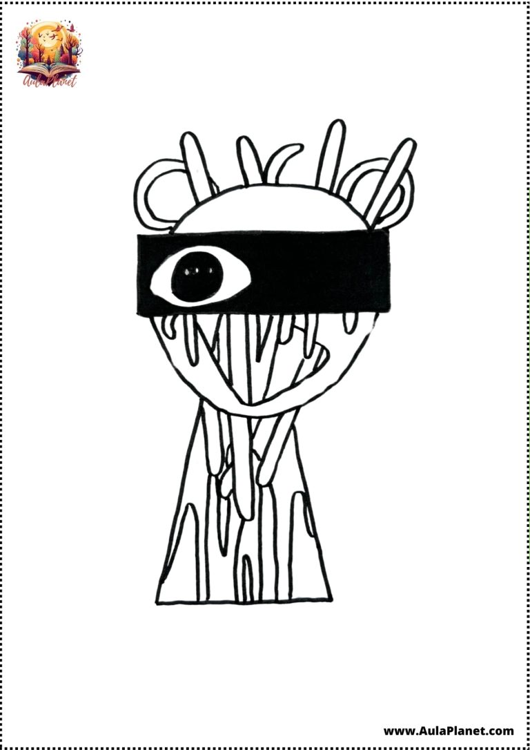 Coloriages de Sprunki : Téléchargez et Imprimez Gratuitement