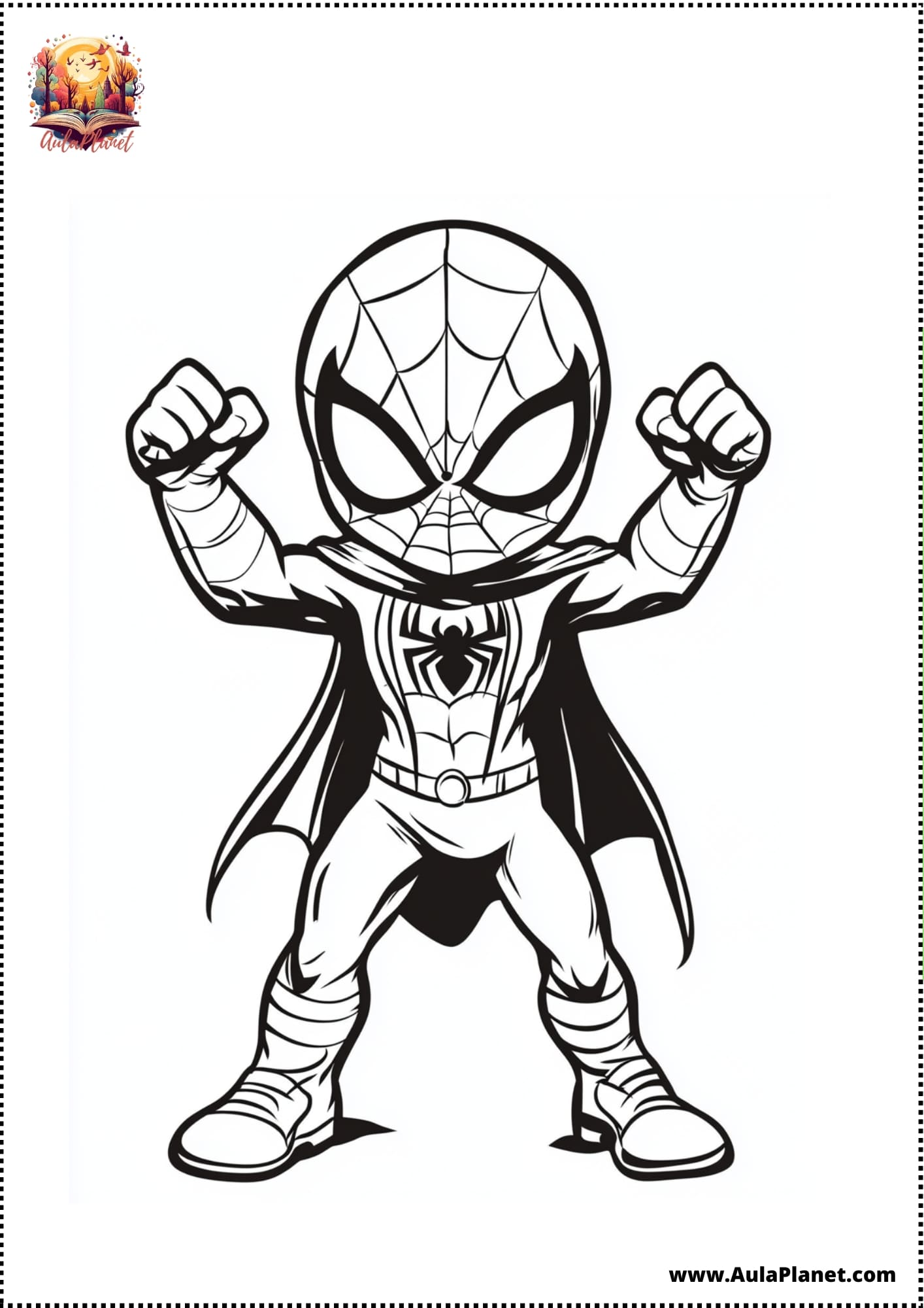 Spiderman Ausmalbilder: Kostenlos herunterladen und ausdrucken