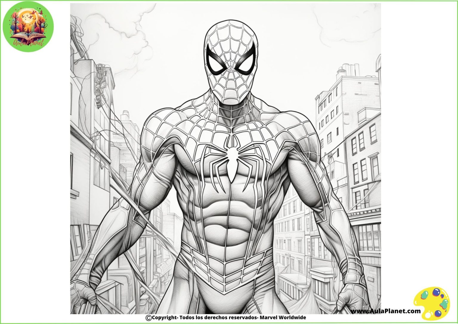 Spiderman Ausmalbilder: Kostenlos herunterladen und ausdrucken
