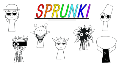Sprunki Coloring Pages: Download and Print for Free