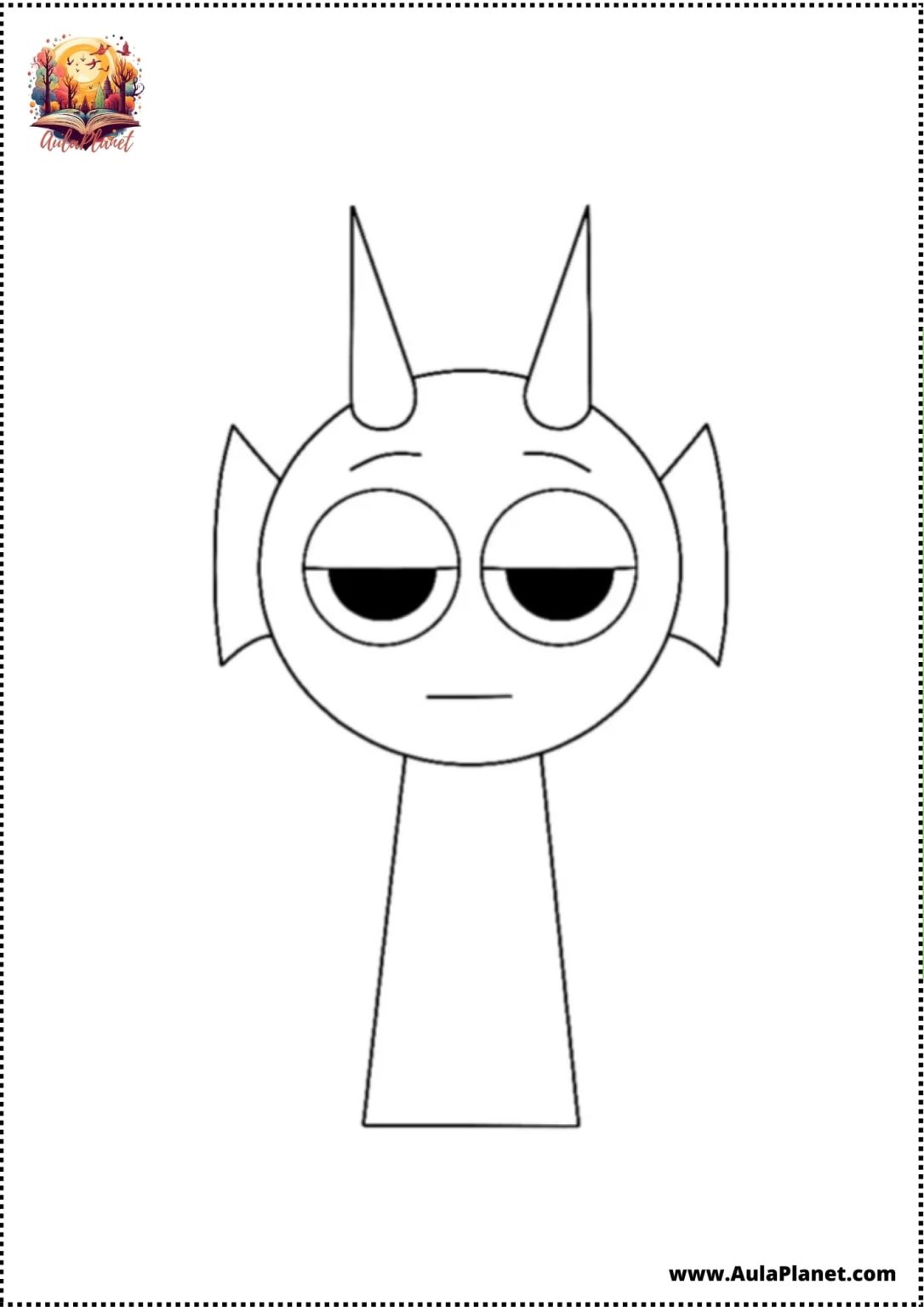 Sprunki Coloring Pages: Download and Print for Free