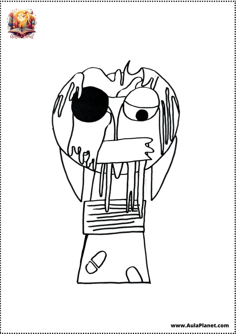 Desenhos de Sprunki para Colorir: Baixe e Imprima Grátis