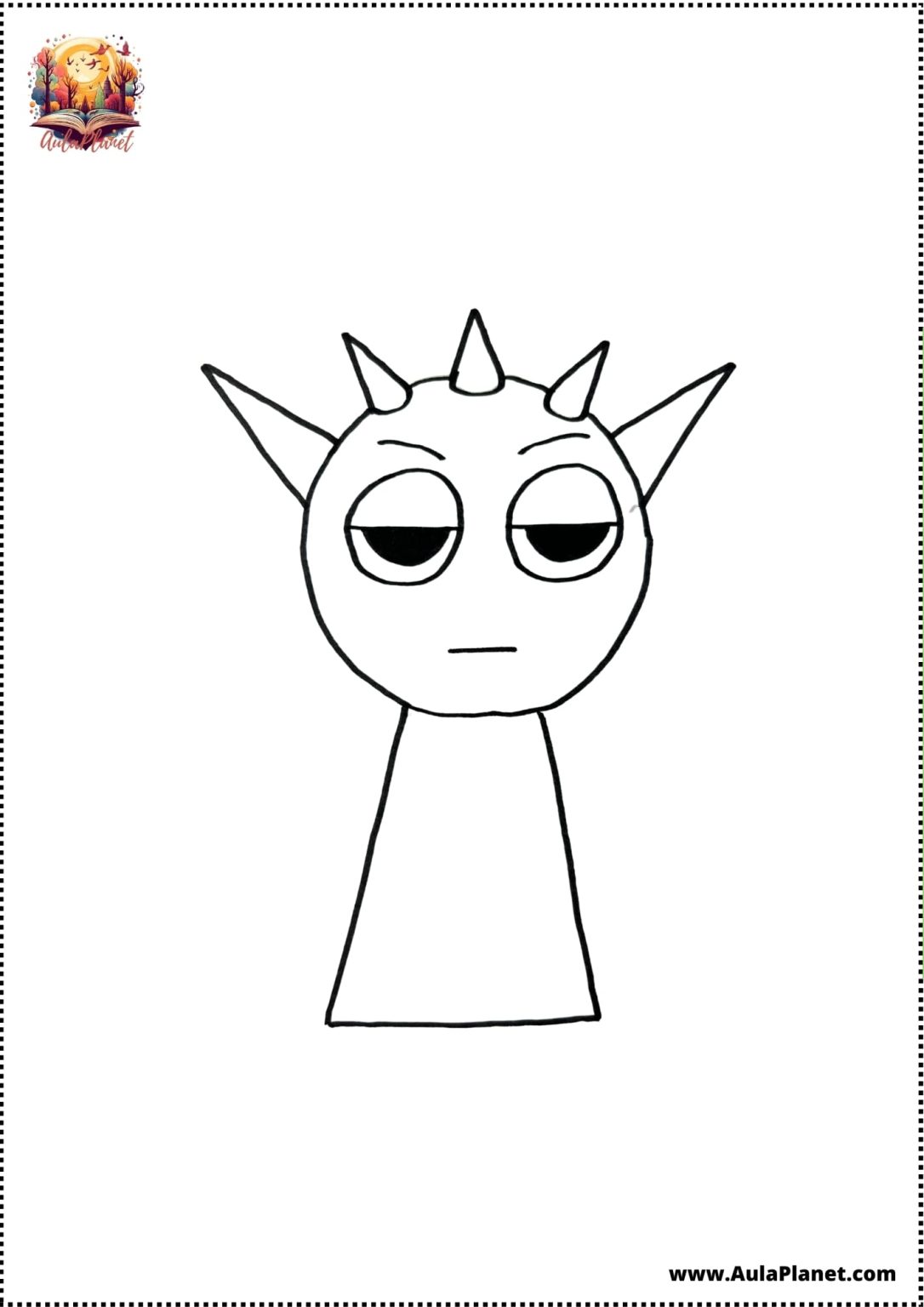 Desenhos de Sprunki para Colorir: Baixe e Imprima Grátis