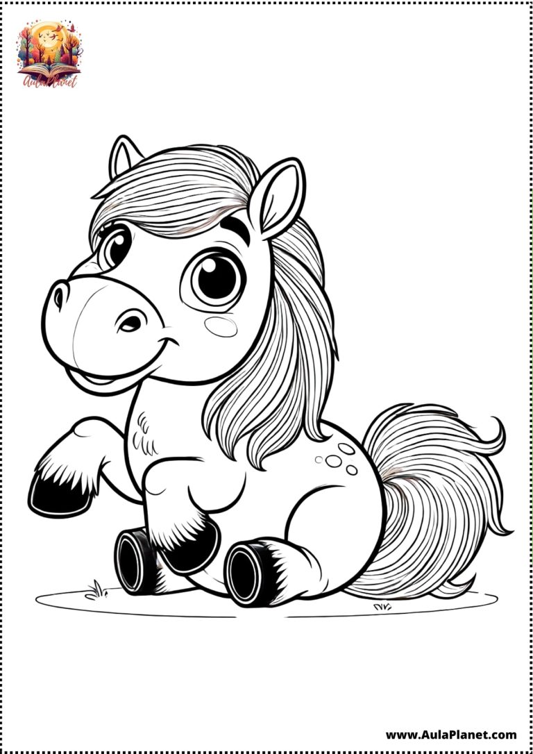 Disegni di Cavalli da Colorare: Scarica e Stampa Gratuitamente