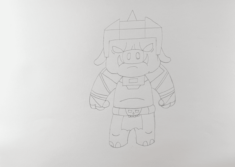 Cómo Dibujar al General Chungus Paso a Paso | Película de Minecraft