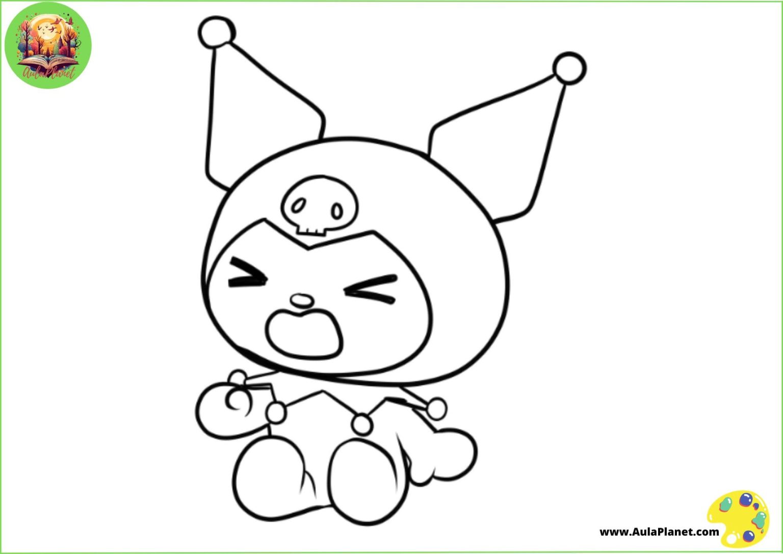 Kuromi Coloring Pages: Download and Print for Free