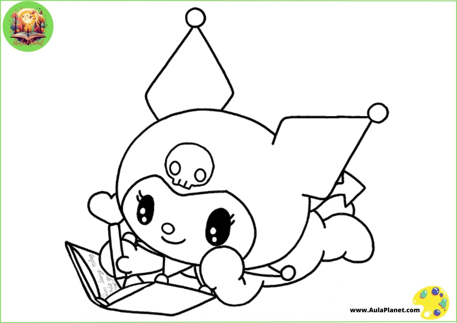 Kuromi Coloring Pages: Download and Print for Free