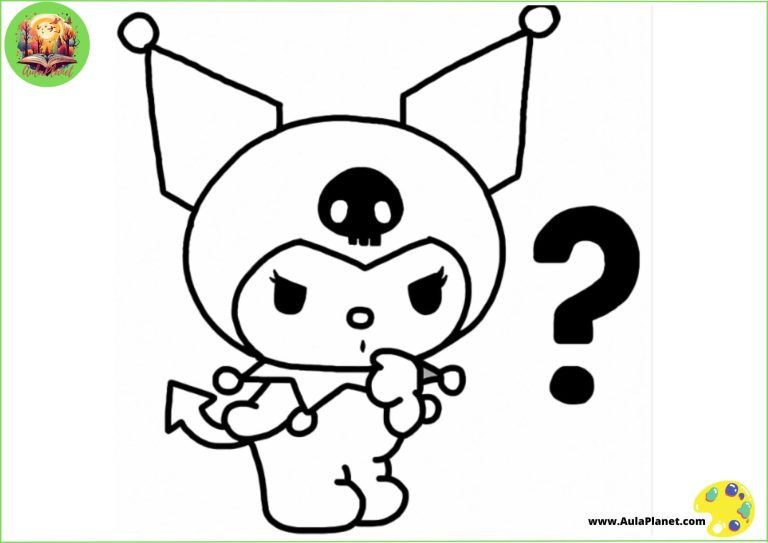 Kuromi Coloring Pages: Download and Print for Free