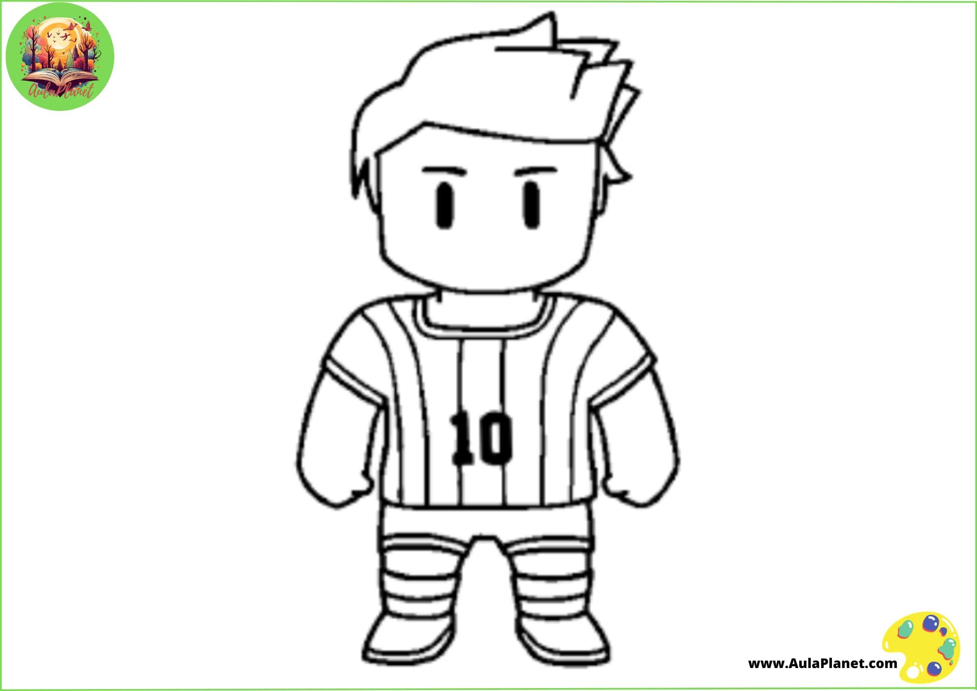 Disegni di Stumble Guys da Colorare: Scarica e Stampa Gratis