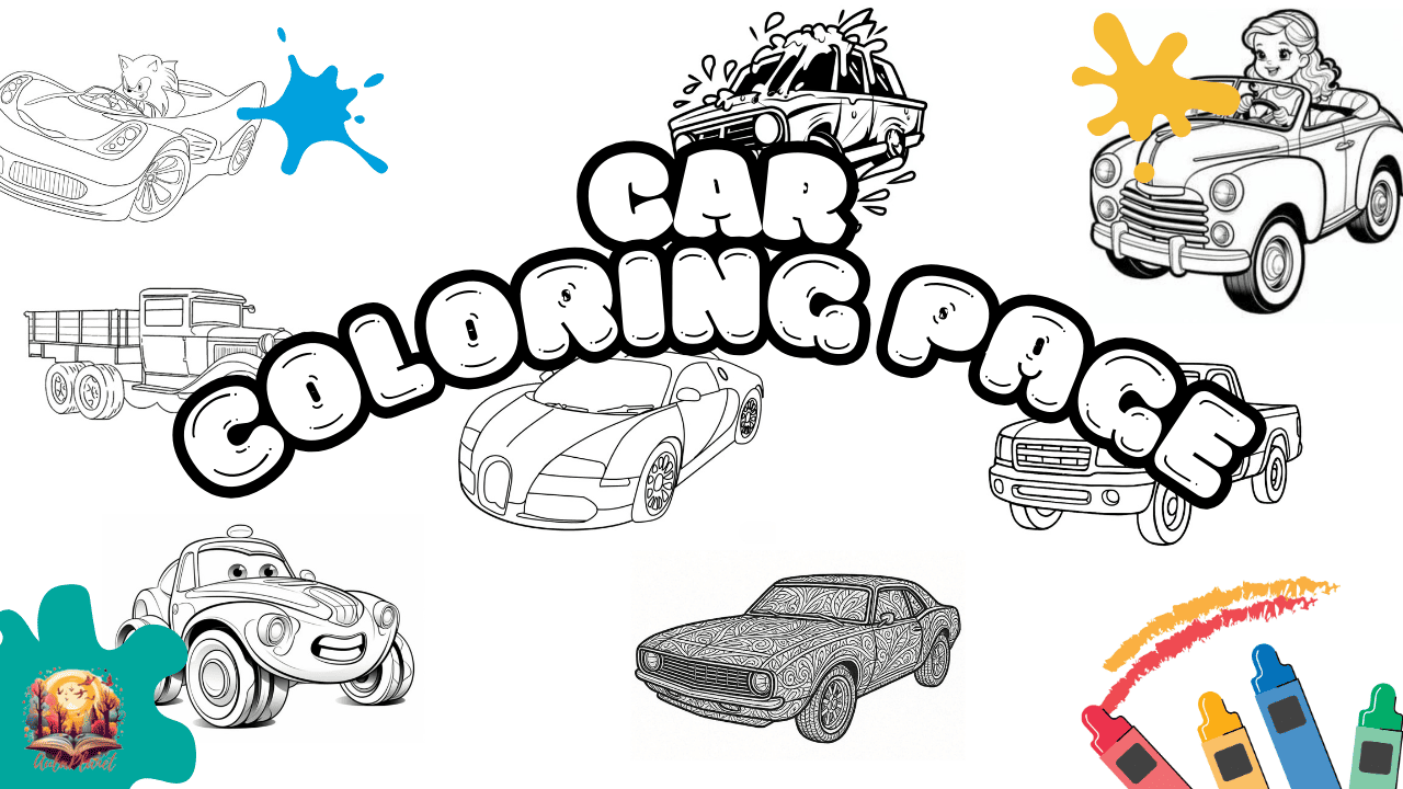 Car Coloring Pages: Download, Print, or Color Online for Free