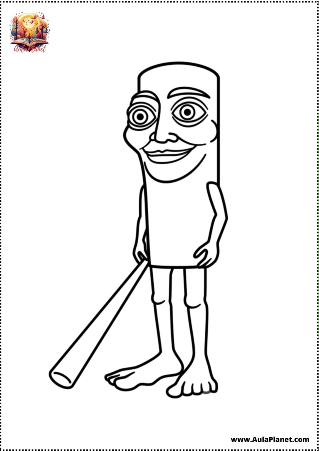 Dibujos de Brainrot Italiano para Colorear: Descarga e Imprime Gratis