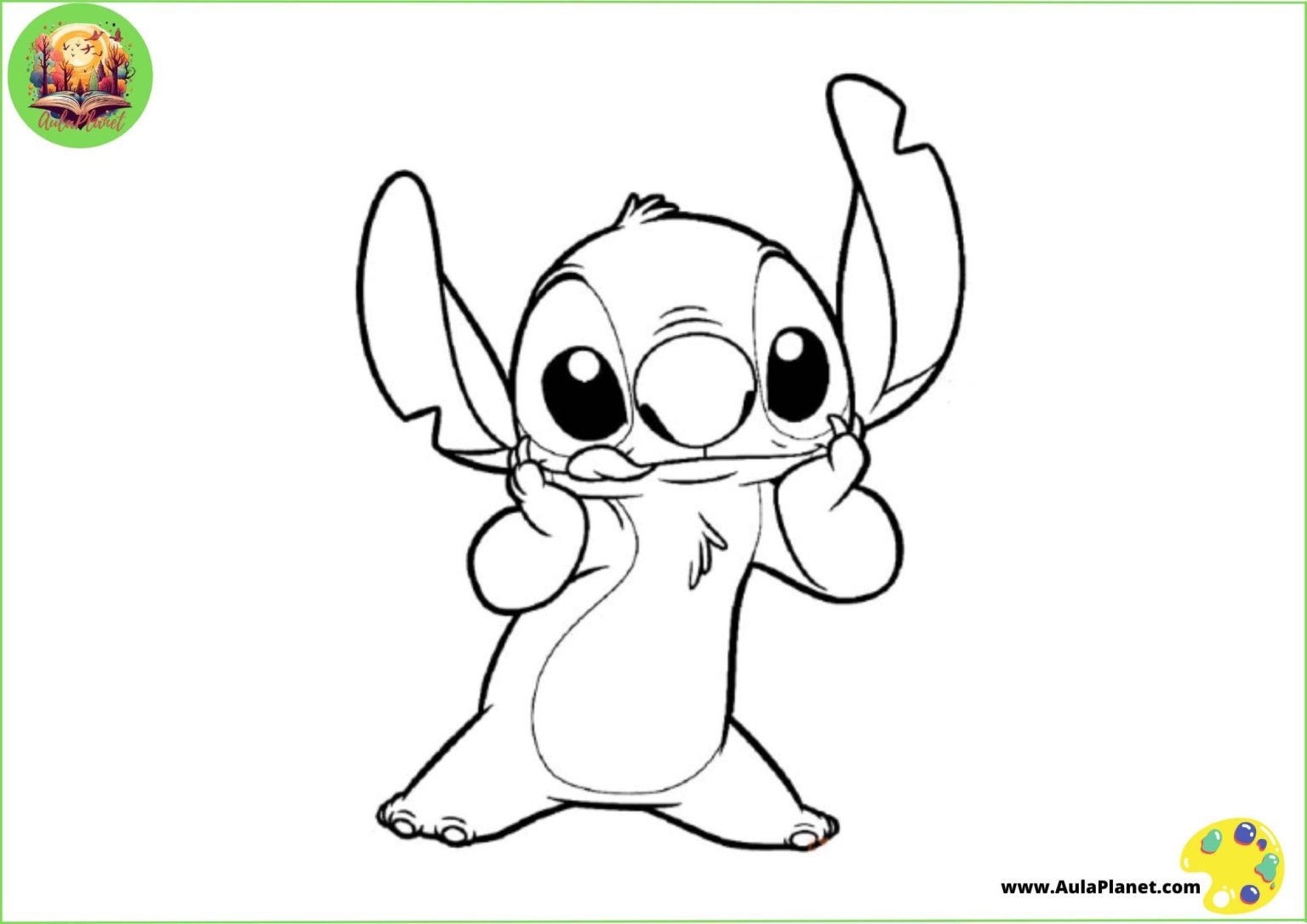 Coloriages de Stitch à Imprimer | Gratuits et Adorables