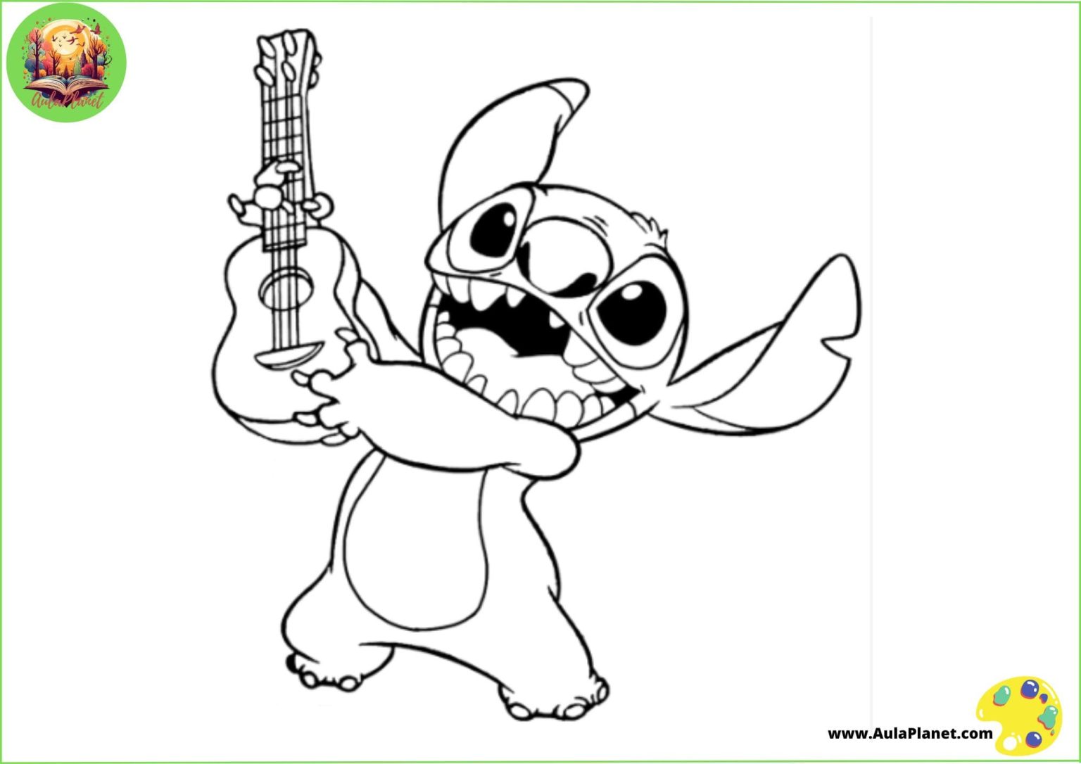 Stitch Boyama Sayfaları – Ücretsiz Yazdırılabilir ve Sevimli