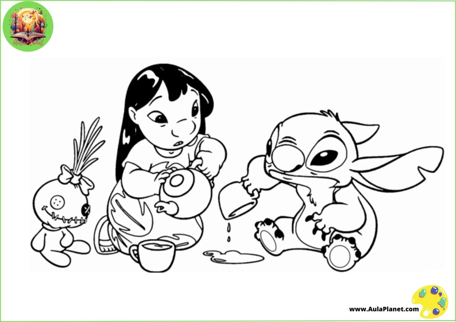 Stitch Boyama Sayfaları – Ücretsiz Yazdırılabilir ve Sevimli