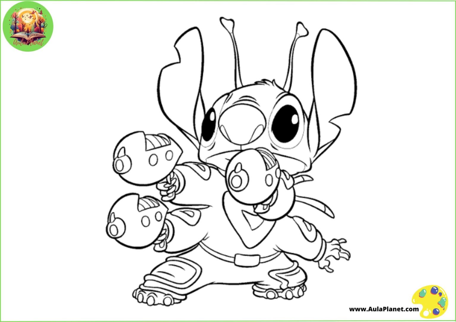 Stitch Coloring Pages to Print and Color (Free PDF Printables)