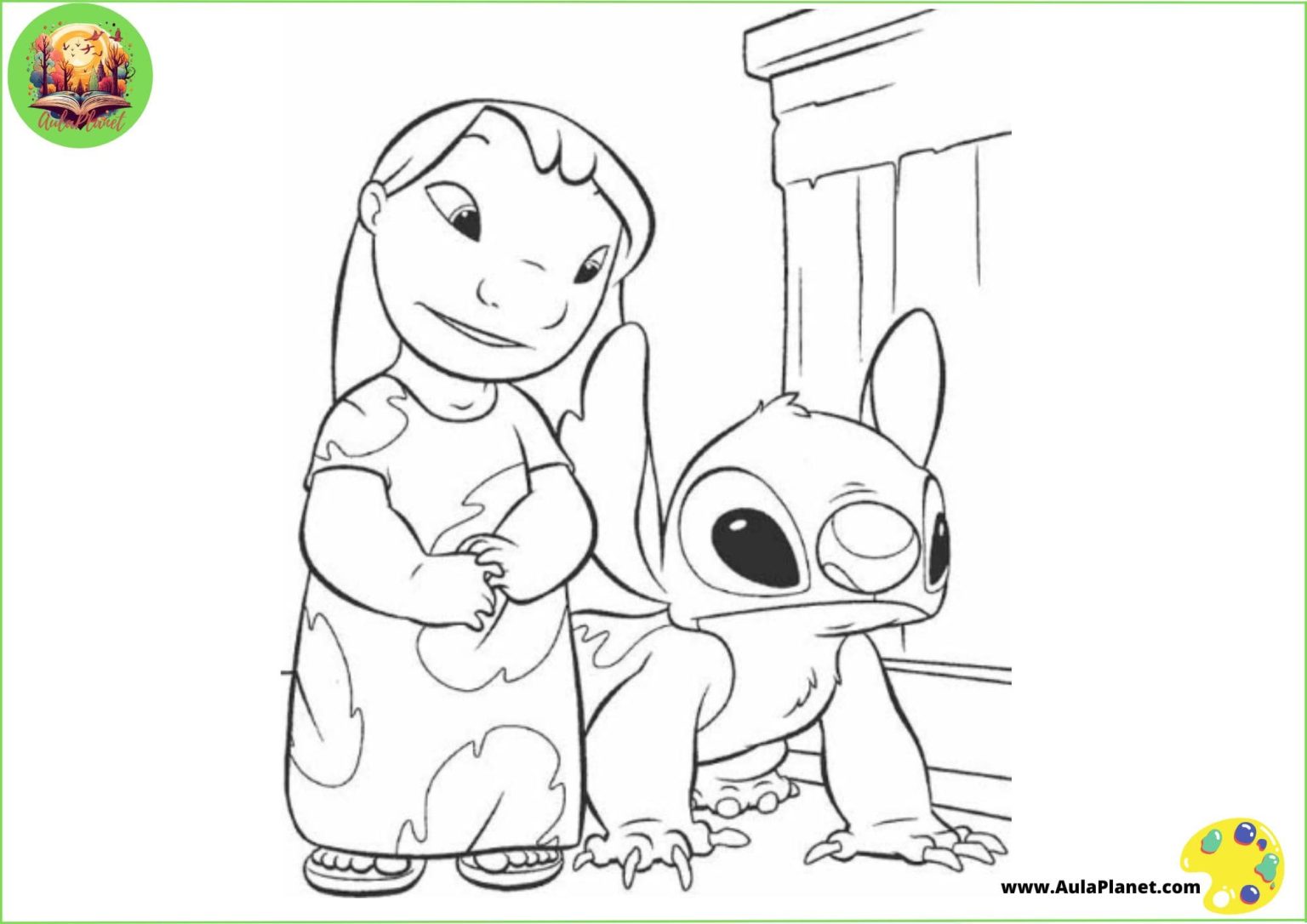 Stitch Coloring Pages to Print and Color (Free PDF Printables)