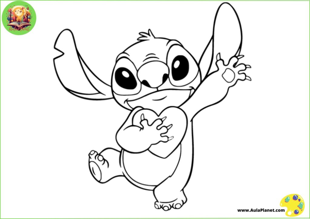 Stitch Coloring Pages to Print and Color (Free PDF Printables)