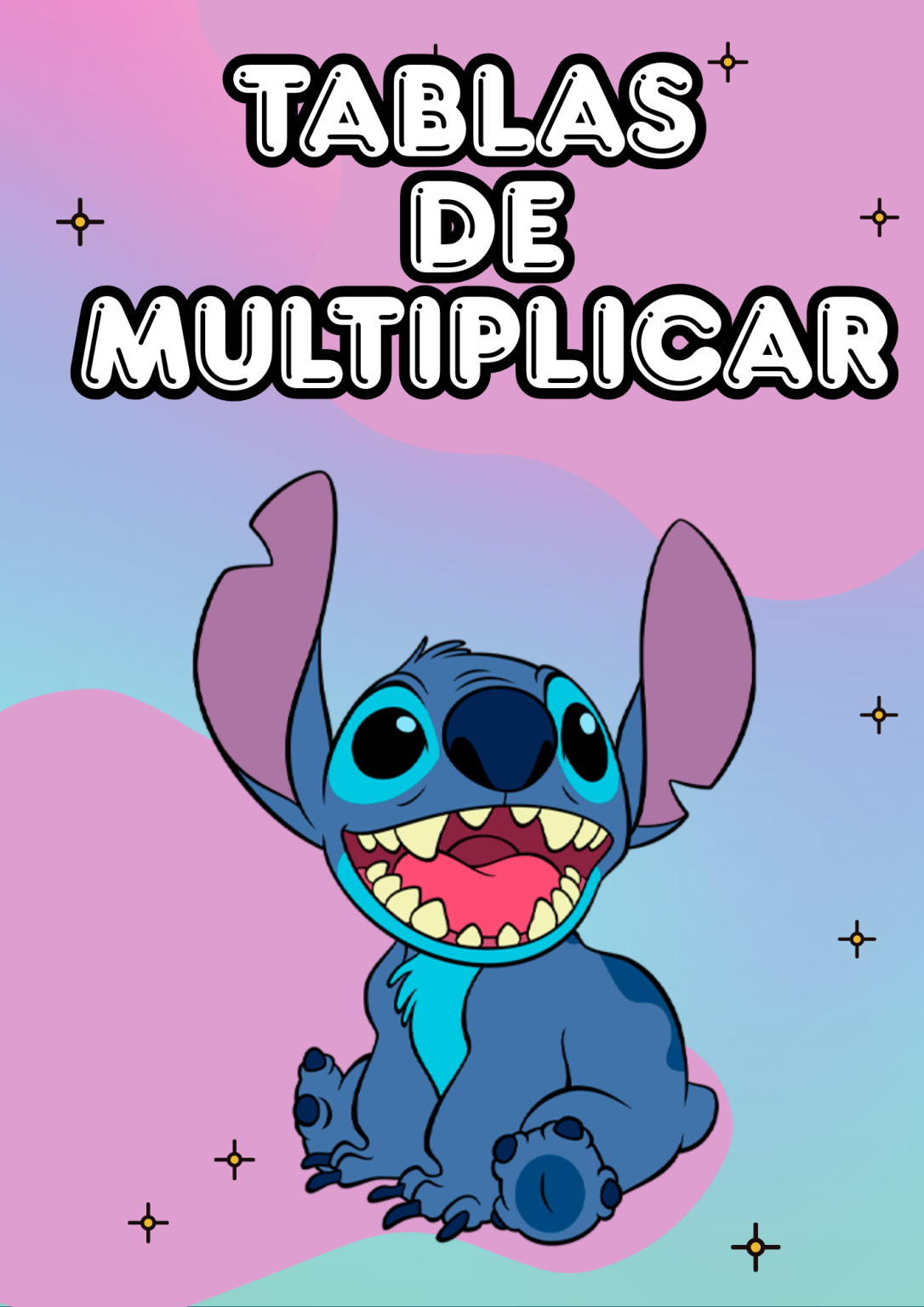 Tablas de Multiplicar de Stitch para Imprimir y Aprender Jugando