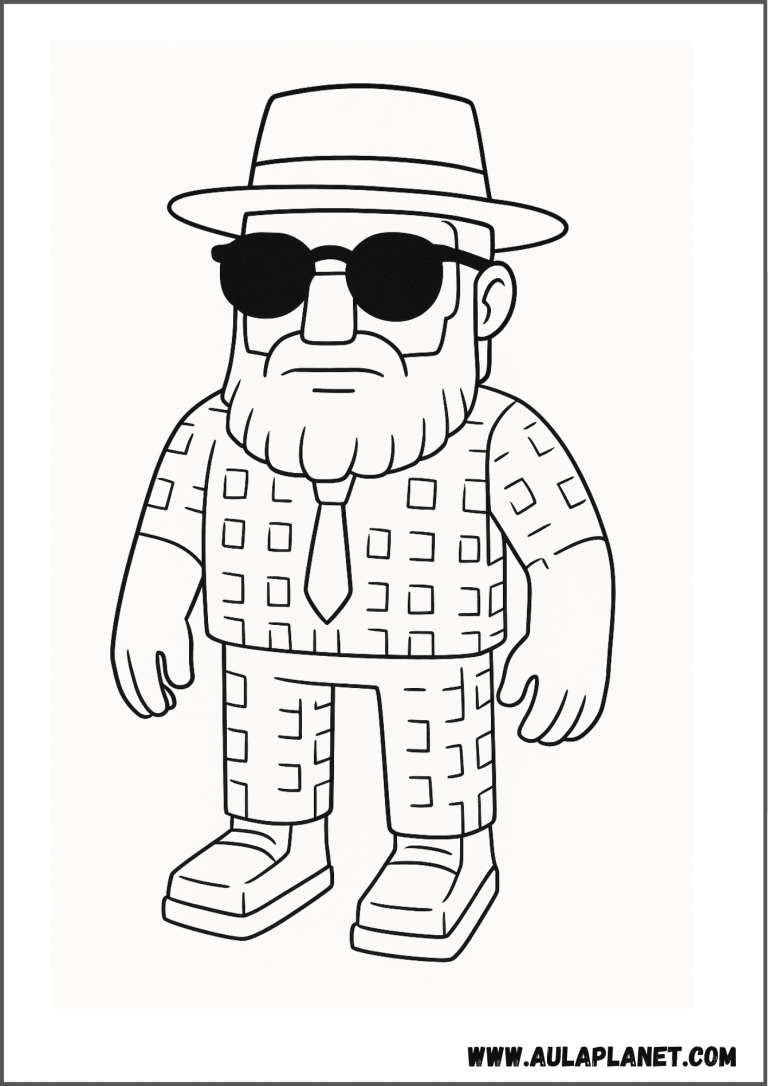 Steal a Brainrot Coloring Pages – Free Printable & Download