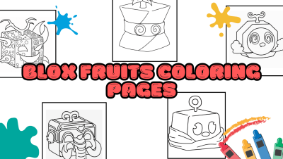 Blox Fruits Coloring Pages - Download and Print for Free