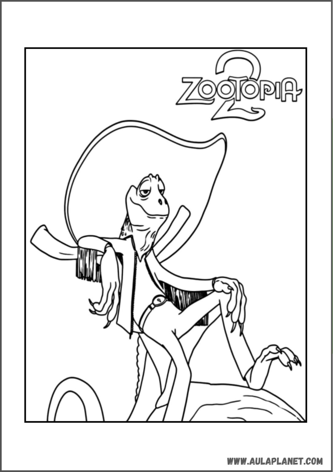 Zootopia 2 Coloring Pages – Free PDF to Download and Print