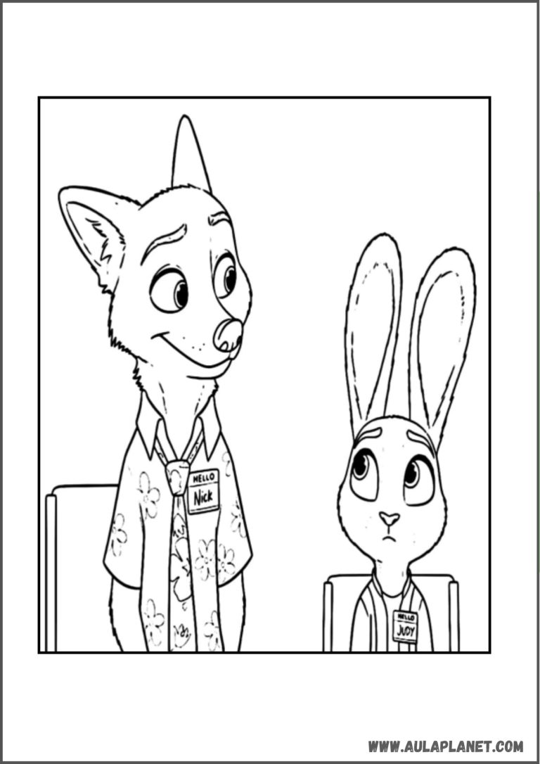 Zootopia 2 Coloring Pages – Free PDF to Download and Print