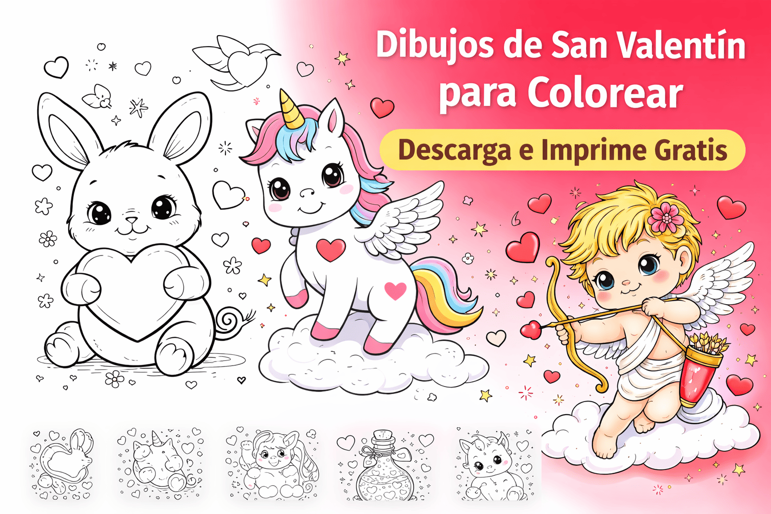 Coloriages de la Saint-Valentin – Télécharger et Imprimer Gratuitement