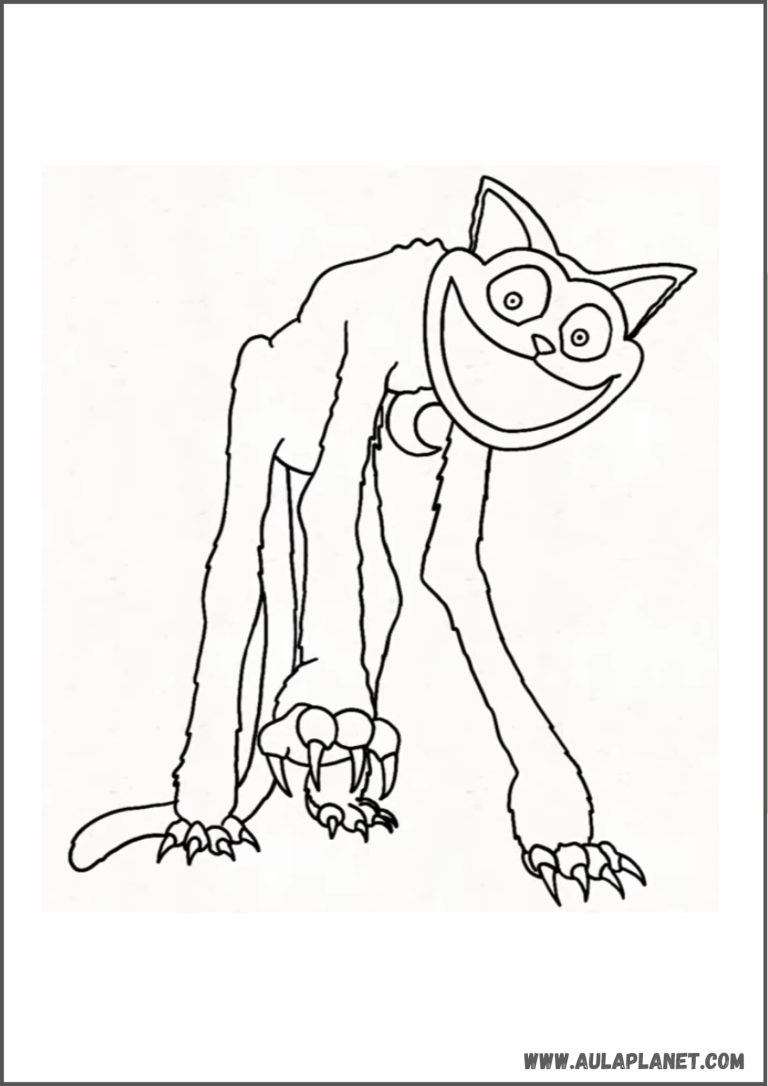 Poppy Playtime Chapter 5 Coloring Pages – Free Printable