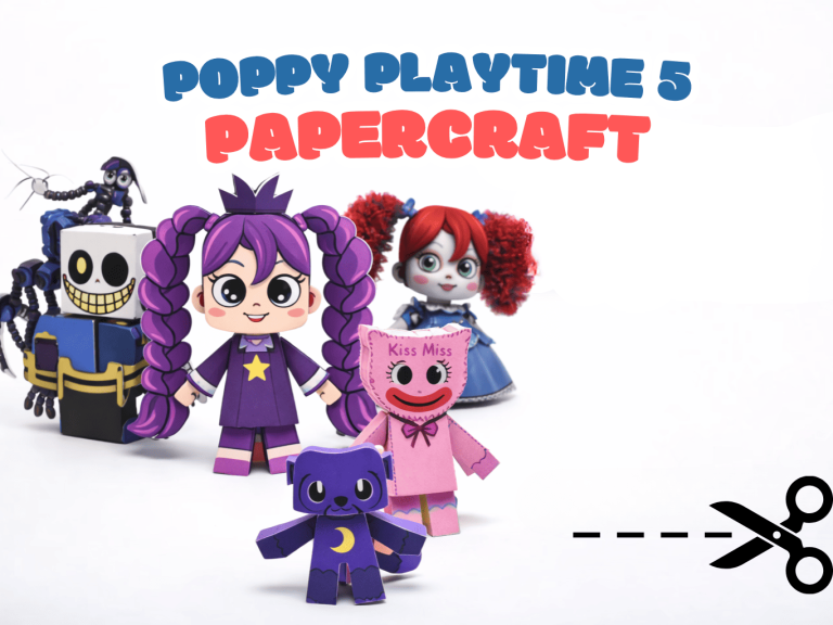 Poppy Playtime 5 Papercraft – Free Printable Paper Toys