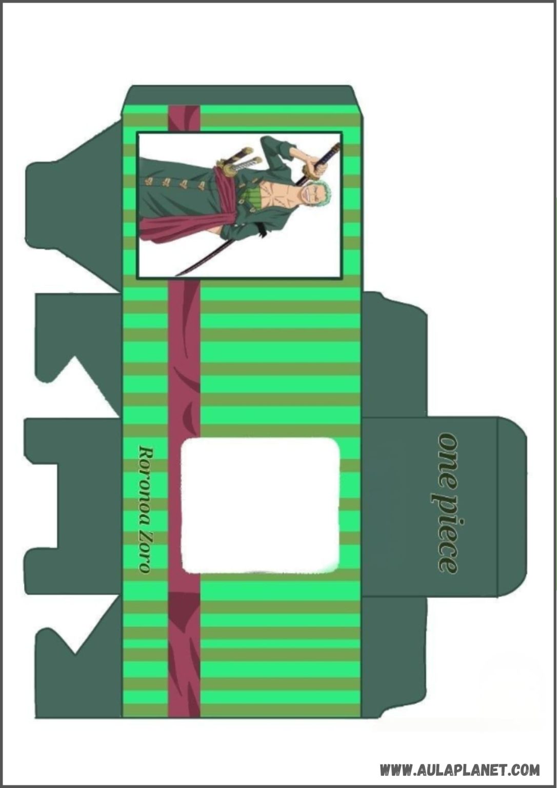Printable One Piece Boxes Free | Papercraft Templates