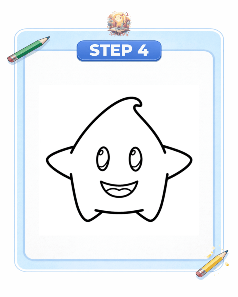 How to Draw Luma Step by Step | The Super Mario Galaxy: The Movie